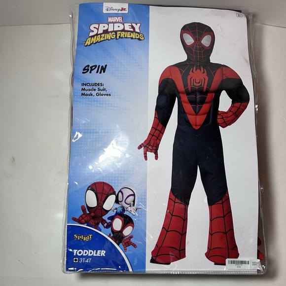 Spirit | Costumes | Spirt Halloween Toddler Spider Man 3t4t Spin Muscle ...